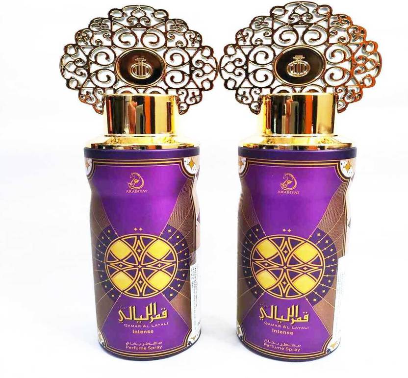 ARABIYAT QAMAR AL LAYALI INTENSE Perfume Body Spray - For Men & Women ...