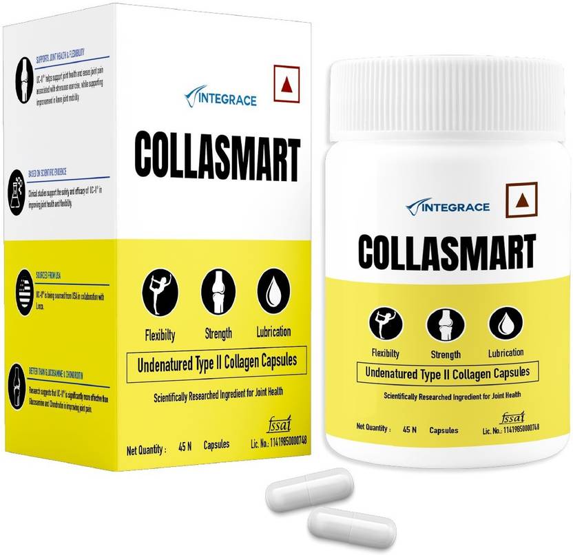 Collasmart UC-II Undenatured Type II Collagen Capsules | 45 Capsules ...