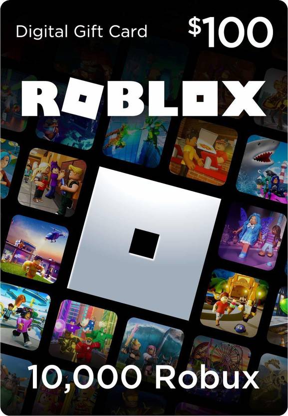 Roblox Gift Card - 10000 Robux Or 100$ Roblox Credit [ GIFT CARD CODE ...