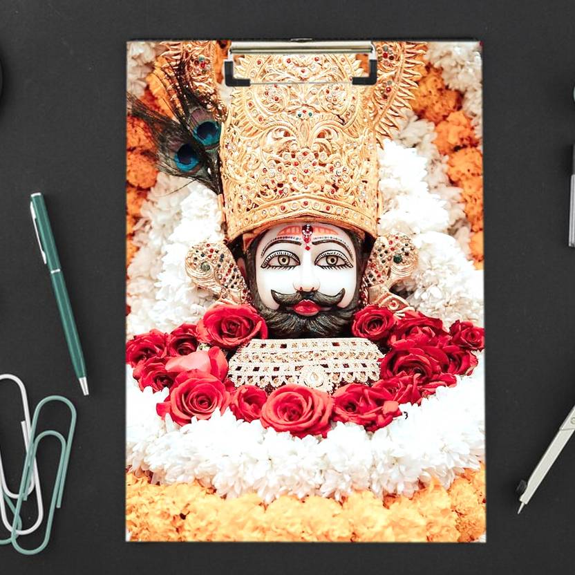 Flipkart.com | Creative Print Solution Khatu Shyam Digital Reprint Clip Board Exam Pad (14x9.5 ...