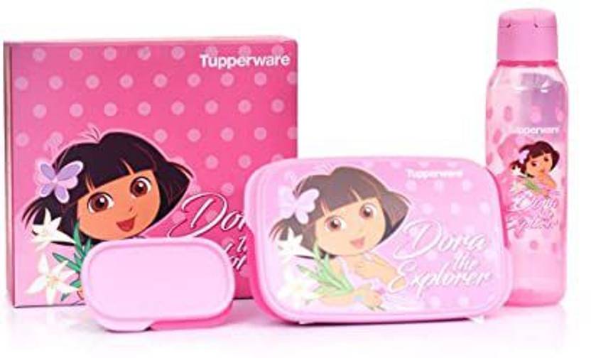 Flipkart.com | TUPPERWARE Kids Plastic Dora the explorer Lunch Set ...