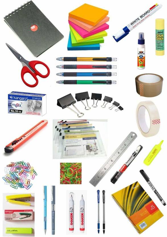 Flipkart.com | SMKT Stationery kit 24pcs Standard Stationery Kit Office ...