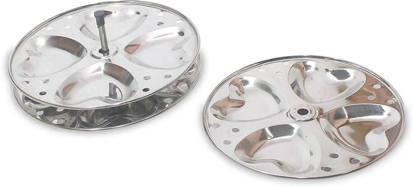 MYNAKSHA heart shape idly plate Standard Idli Maker Price in India ...