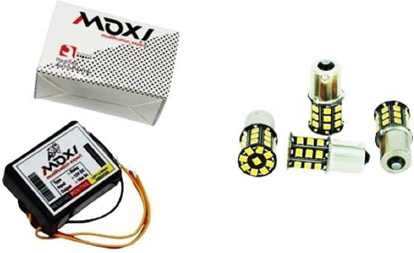 OBEROI'S TRADERS 16 Patterns Hazard Flasher/Blinker with 360° LED bulb ...