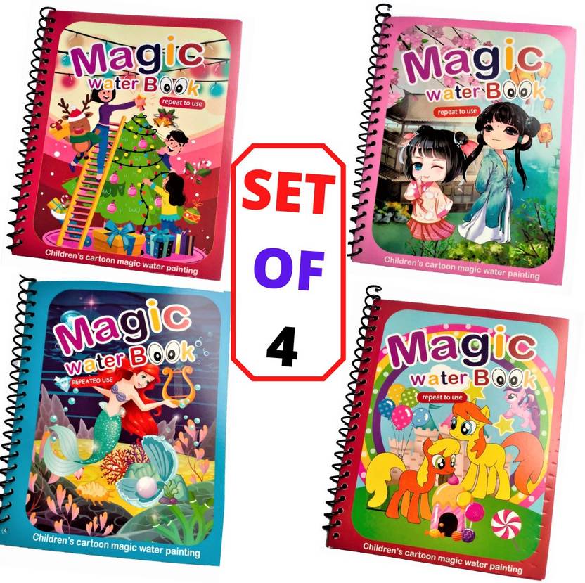 Flipkart.com | Magnetkart Brand New Magic Water Books For Kids ...