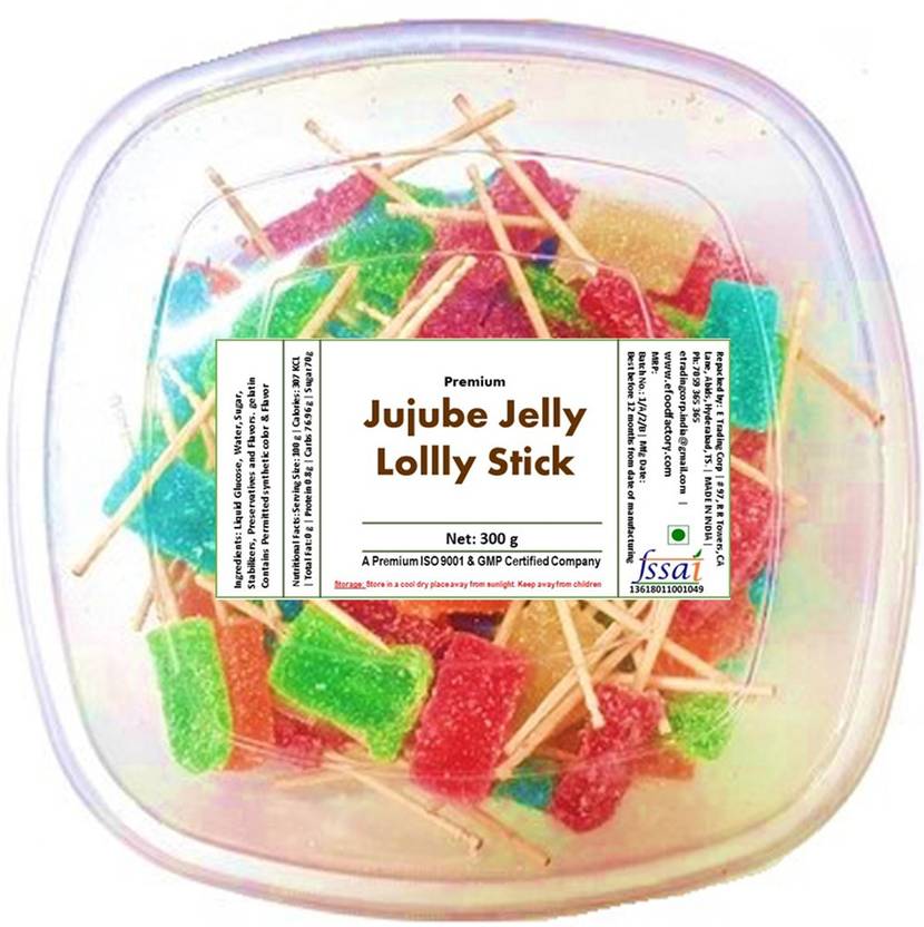 Veg E Wagon Jujube Jellly Lolly Stick Box 300 g Jelly Jelly Candy Price ...