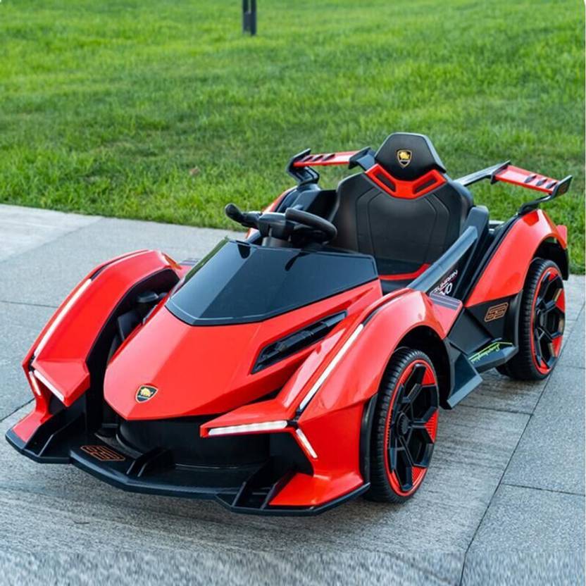 PP INFINITE Kids Lamborghini 12V Electric Ride on Car for Kids with ...