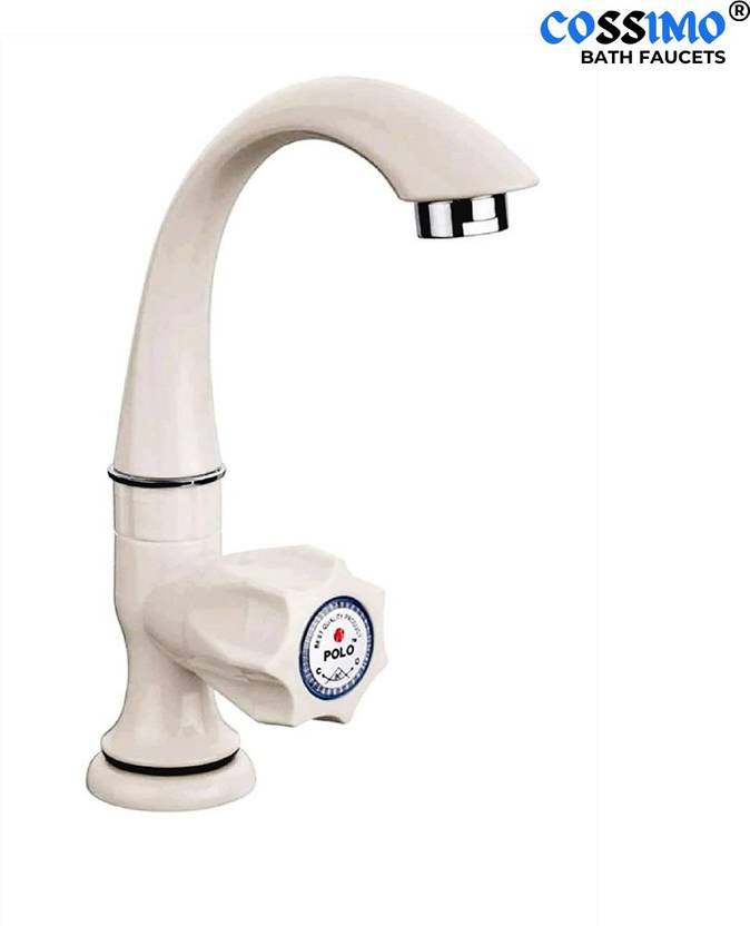 COSSIMO PVC Swan Neck Tap (With Foam Flow) For Bathroom / Wash Basins ...