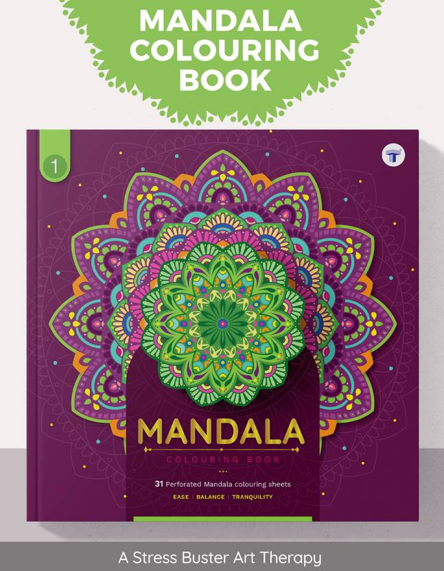 Mandala Art Colouring Book - Beginner | A Perfect Stress Buster For ...