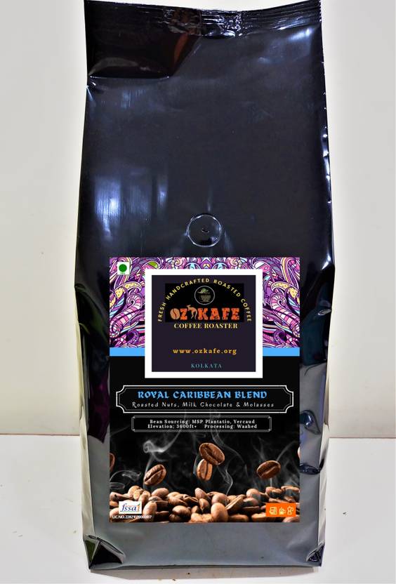 Ozkafe Royal Caribbean Blend Coffee Beans Price in India - Buy Ozkafe ...