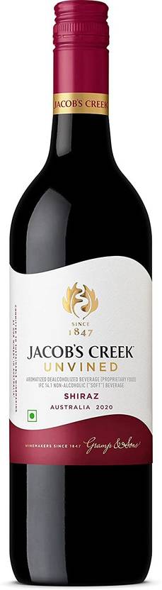 Jacob's Creek Non Alcoholic Red Wine De Alcoholized Price in India ...