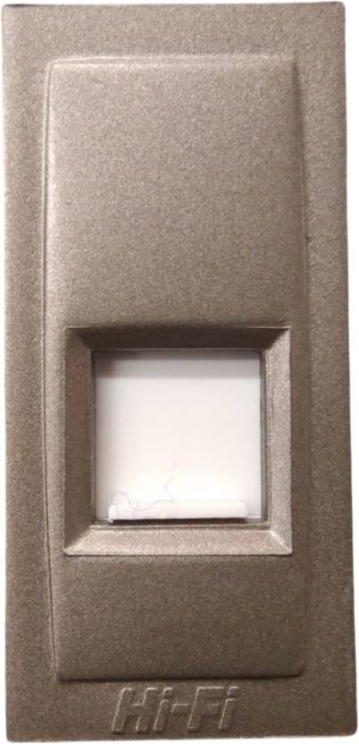 HI-FI 30057 Grey RJ45 Modem Jack 1.5 A Single Pin Socket Price in India ...