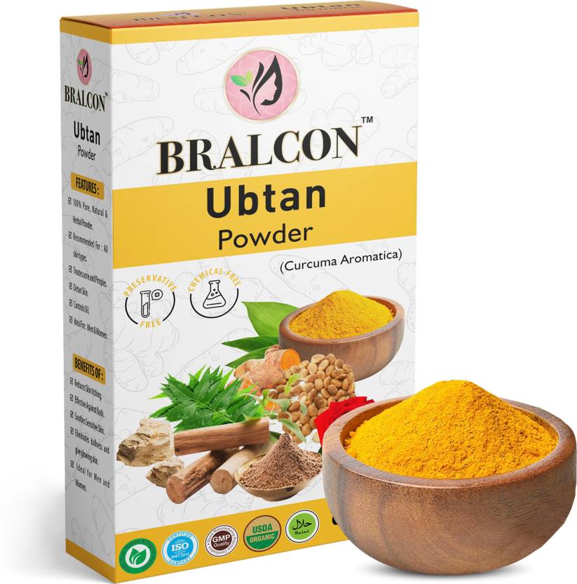 BRALCON Organic Ubtan Powder- 100g |Ubtan Face Pack Powder for Bridal, Skin Brightening - Price ...