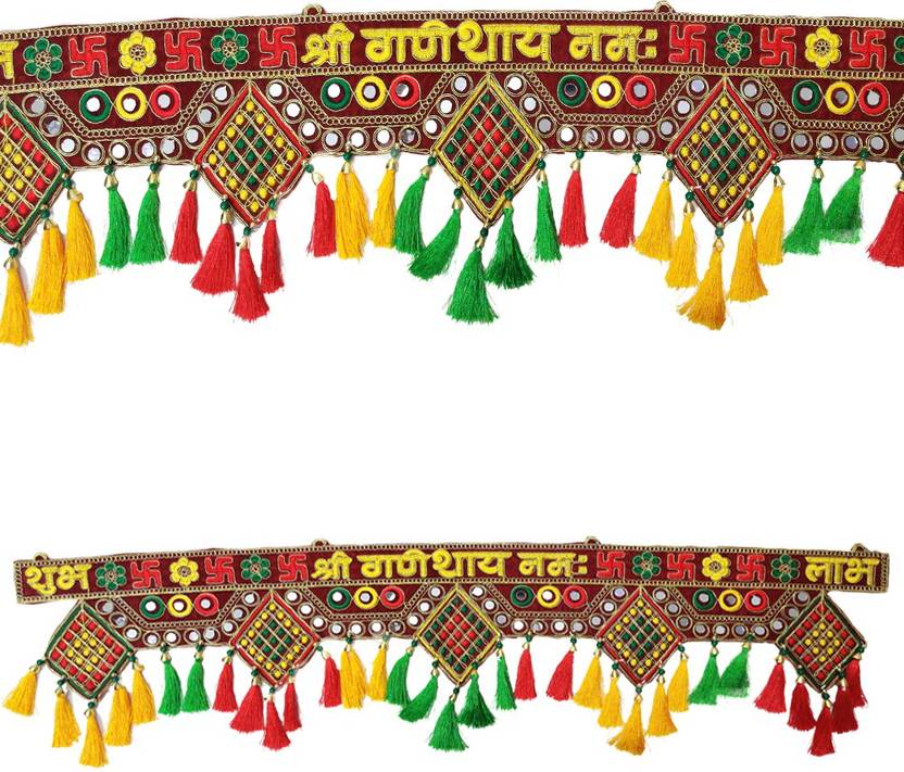 JIYU CREATION Traditional Door Hanging/Bandarwal/Toran/Toranalu ...