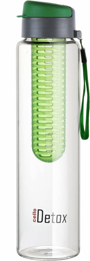 cello Detox Fruit & Tea Infuser Glass Water Bottle 750 ml Bottle - Buy cello Detox Fruit & Tea ...