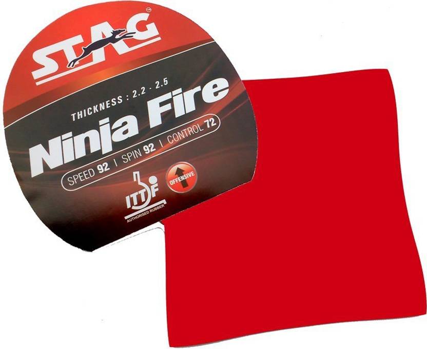 STAG Ninja Fire 2 mm Table Tennis Rubber - Buy STAG Ninja Fire 2 mm ...