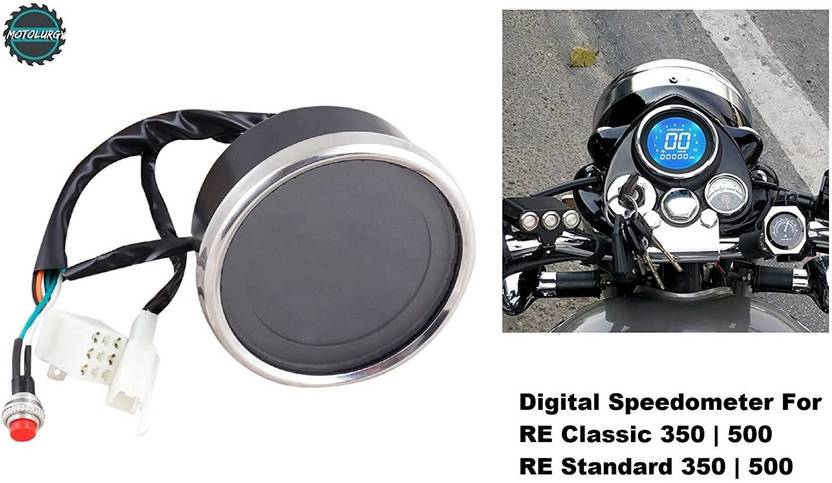 MOTOLURGY - Multicolor Digital Speedometer + Odometer for Royal Enfield ...