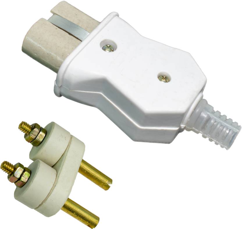 Ovicart 16A 250V Ceramic Heater, Oven, Iron Male Female Plug 1 Pair Two ...