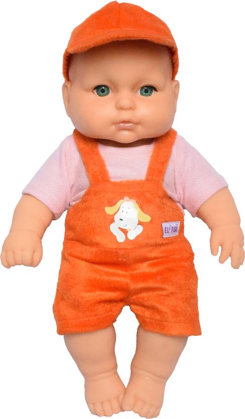 EL FIGO Soft Body Doll Toy For kids In Dungaree Dress (Arms & Legs ...
