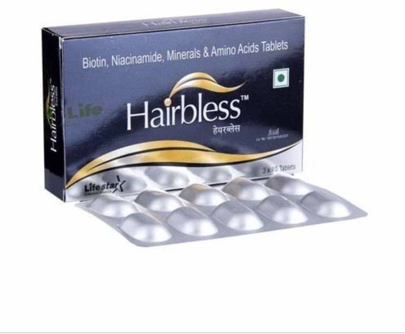 Hairbless TABLET (PACK OF 30 TAB.) Price in India - Buy Hairbless ...