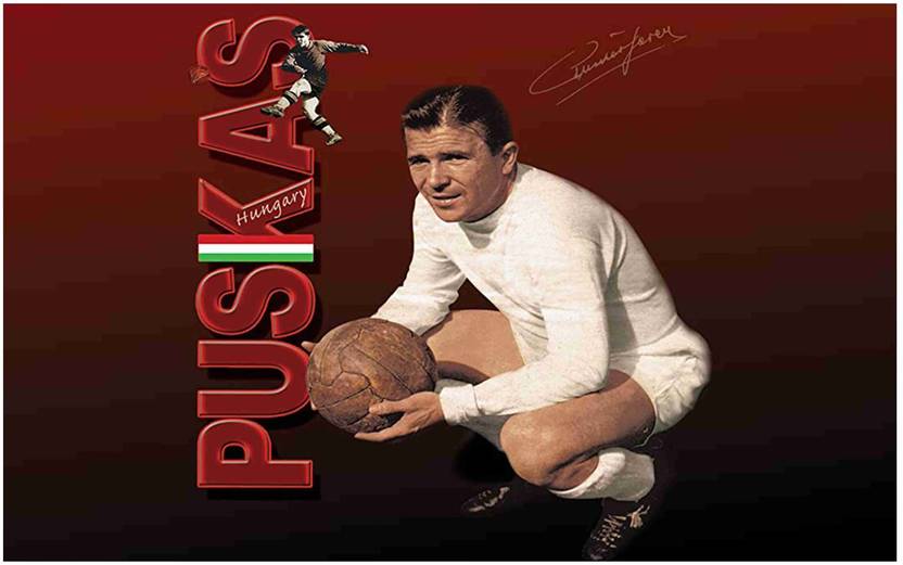 Ferenc Puskas Footballer Flex Poster For Room M5 Photographic Paper ...