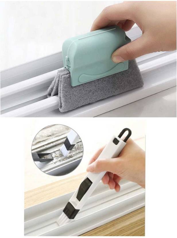 BHAUTIKSALES Window wet and dry dust cleaning brush sliding window ...
