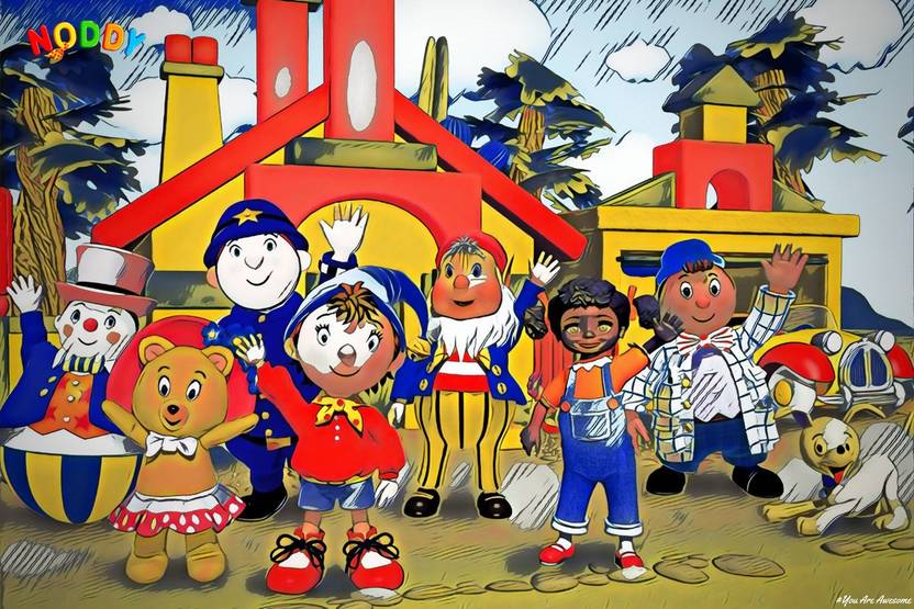 YAA - Noddy Poster (18inchx12inch) Photographic Paper - Pop Art posters ...