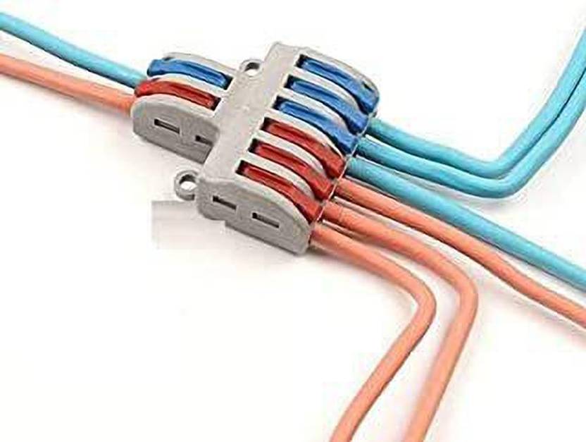 POWER CONNECT 2 IN-6 Out Universal Cable Connector (SET OF 3) Push-in ...