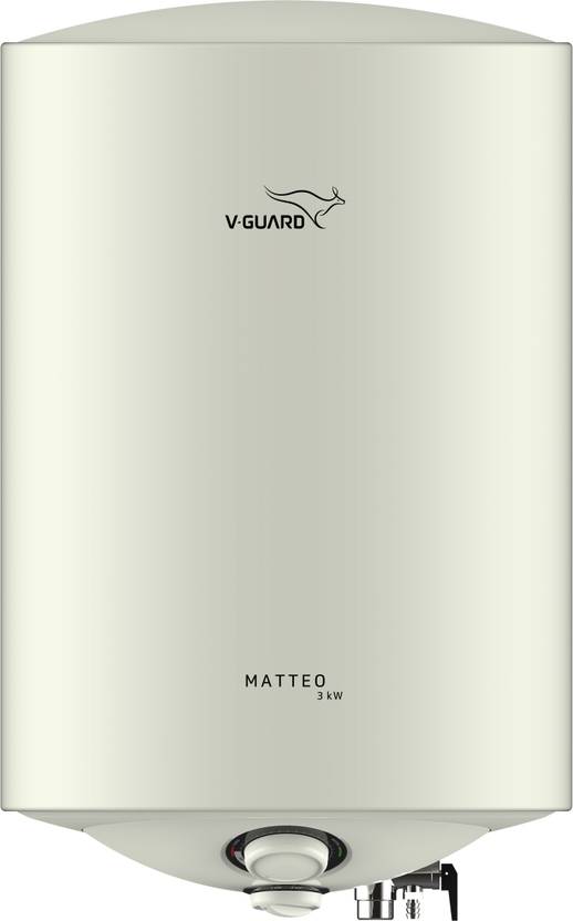 V-Guard 15 L Storage Water Geyser (Matteo 3kW 15 Litre, 5 Star, White) Price in India - Buy V ...