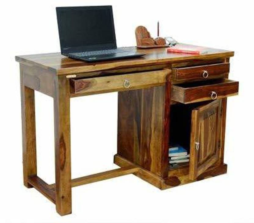 Krishna Art Sheesham Wood Computer Table,Multipurpose Study Console ...