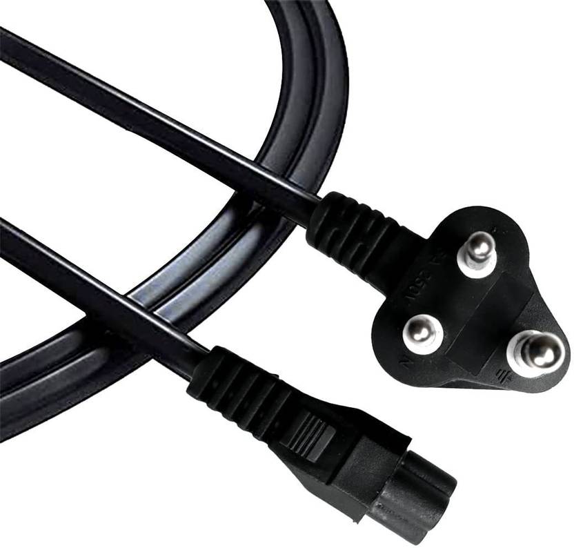 TPS Replacement Laptop Power Cable Cord (1 Meter) BIS Certified - 3 Pin ...