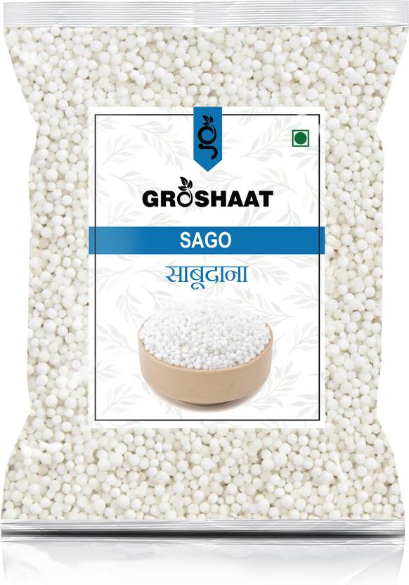 Groshaat Sabudana (Sago) - 1Kg (Pack of 1) commonly used in Fasting ...