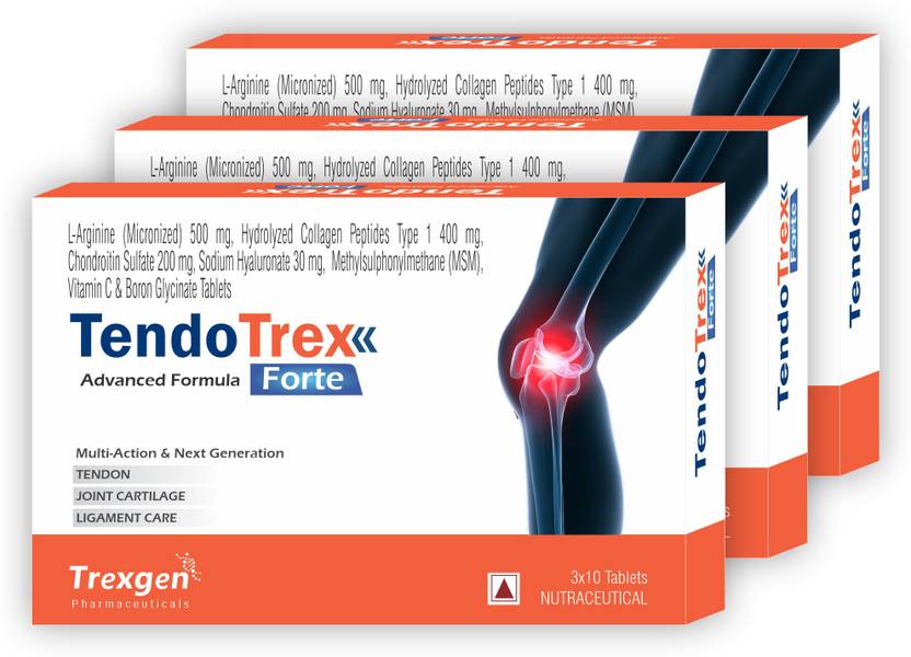 Trexgen TENDOTREX FORTE Tendon Joint LigamentCollagen Peptides I ...