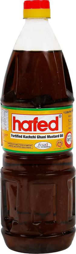 HAFED Fortified Kachchi Ghani Mustard Oil PET Bottle Price in India ...