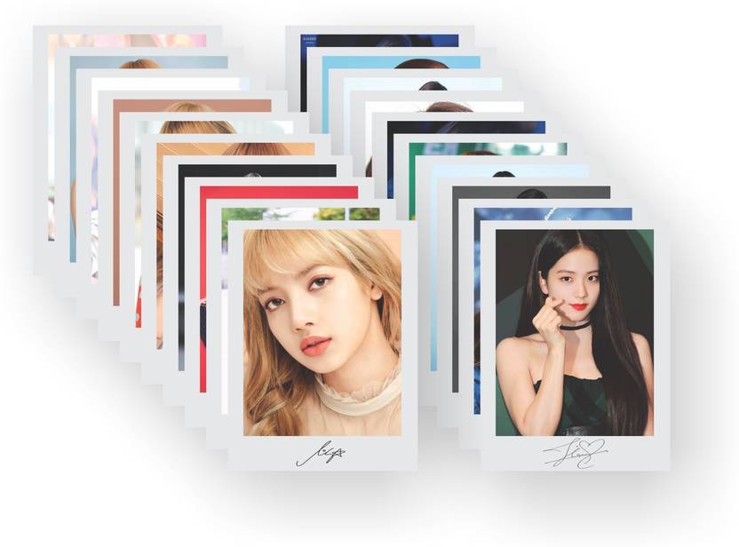 Black Pink Special Combo 64 Photo card With Autograph Premium Card And ...