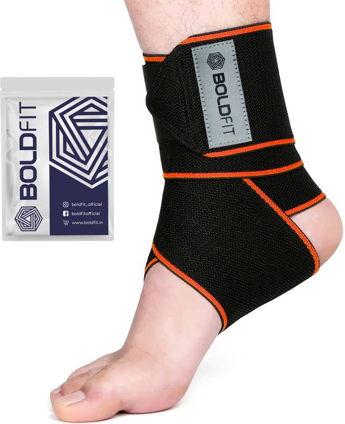 BOLDFIT Ankle Support For Pain Relief Ankle Wrap Grip Gym Brace Binder ...
