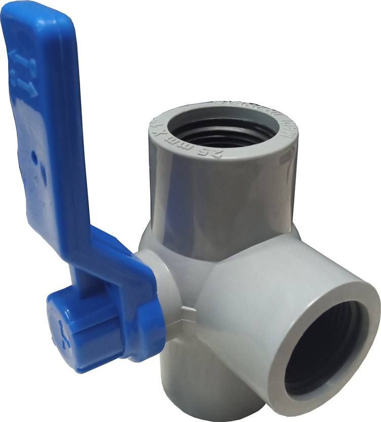 droptech Three Way PVC Ball Valve 3", Threaded Ball Valves Price in ...