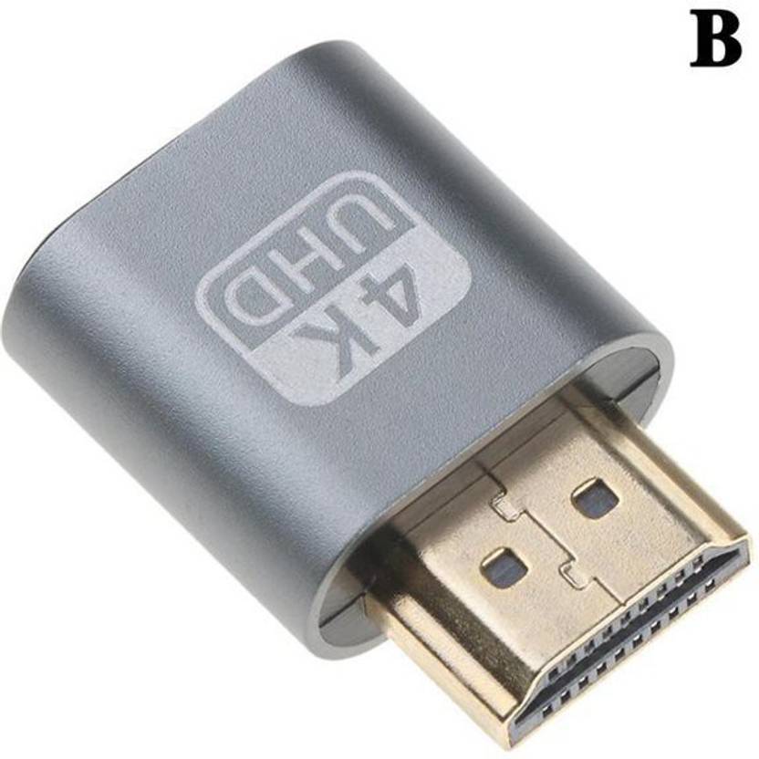Etzin HDMI DDC EDID Dummy Plug EDID Display Emulator USB Adapter ...