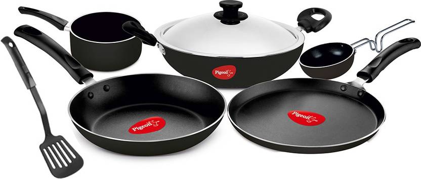 Pigeon Favourite Gift Set Non-Stick Coated Cookware Set Price in India ...