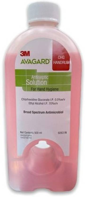 3M Avagard CHG Hand rub with Dispenser Pump 500 ml Hand Rub Bottle ...
