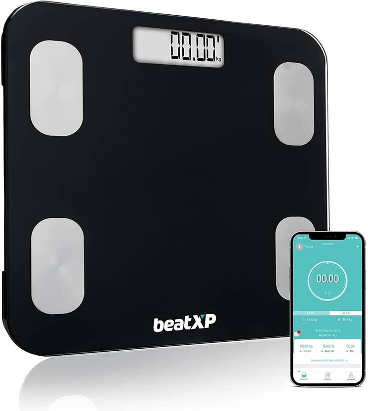 beatXP Smart Plus Weight Machine with 13 Body Parameters |Bluetooth App ...