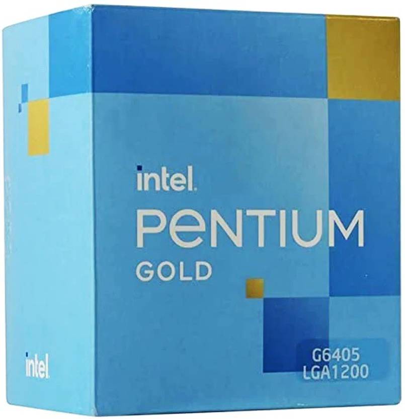 Intel G6405 Pentium Gold 10th Generation 4.1 GHz LGA 1200 Socket 2 ...