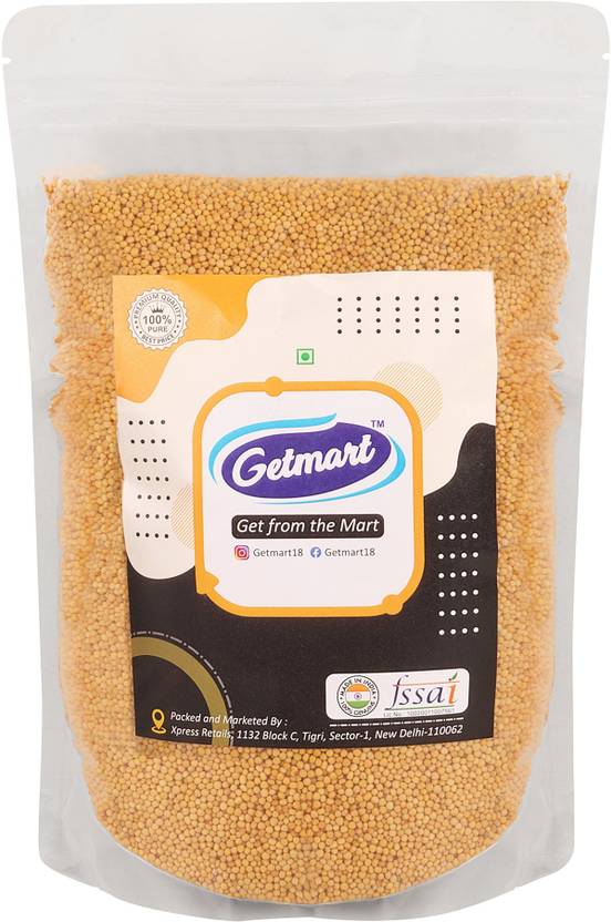 Getmart Whole Yellow Mustard Seeds (Pili Sarso), 1 Kg, 1 Pack Price in ...