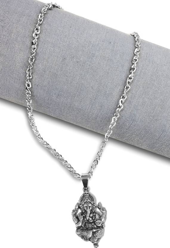 Stylewell Hindu Good Luck Silver God Shri Lord Ganesha/Ganpati Maharaj ...