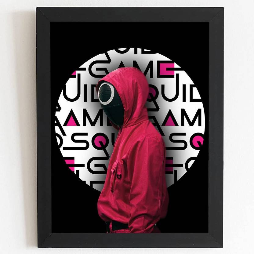 Squid Game Poster with Frame for Wall Decor, Room Decor, Home Decor ...