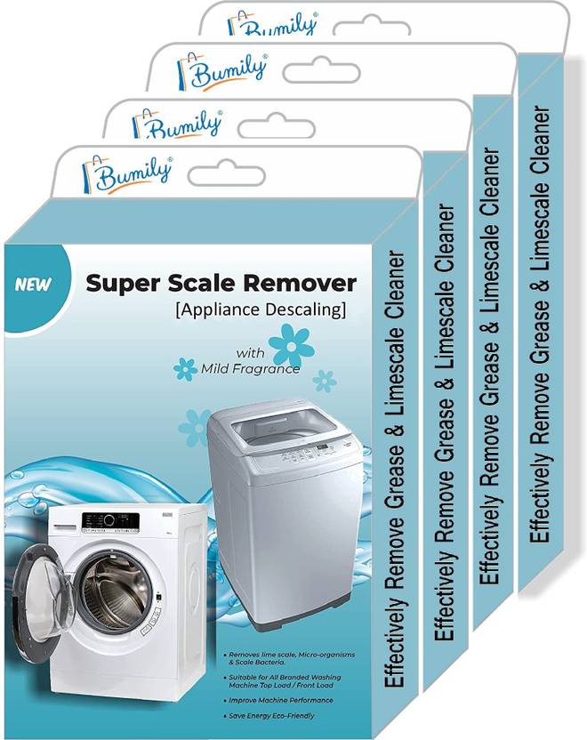 Bumily Washing Machine Scale-Cleaner Descale Powder for Machine Tub ...