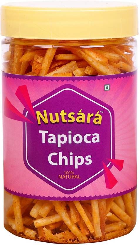 nutsara Kerala Tapioca Chips / Home Made Spicy Kappa Snacks 125gm Chips ...
