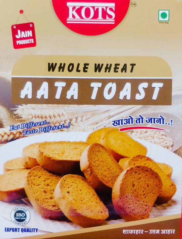 kots AATA TOAST WHOLE WHEAT, ELIACHI flavored Milk Rusk Price in India ...