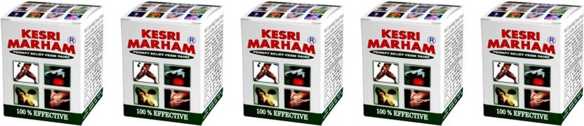 Kesri Marham Balm Stong & Effective 40g (Pack of 5) Balm - Buy Baby ...