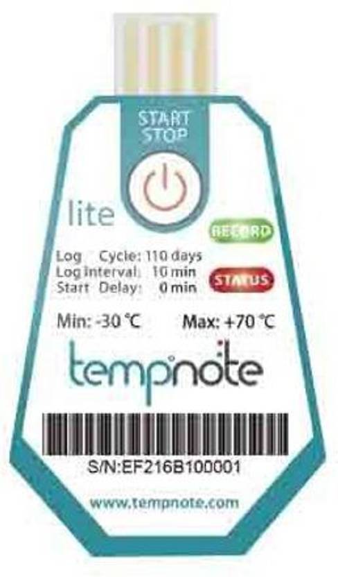 Tempnote Lite Single Use Temperature Data Logger- Temperature & Humidity Sensor Price in India ...